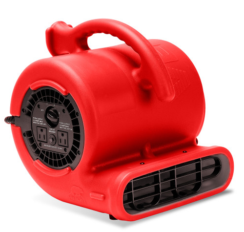 Model BA-VP-25-RD - 1/4 HP Air Mover Blower Fan for Water Damage ...