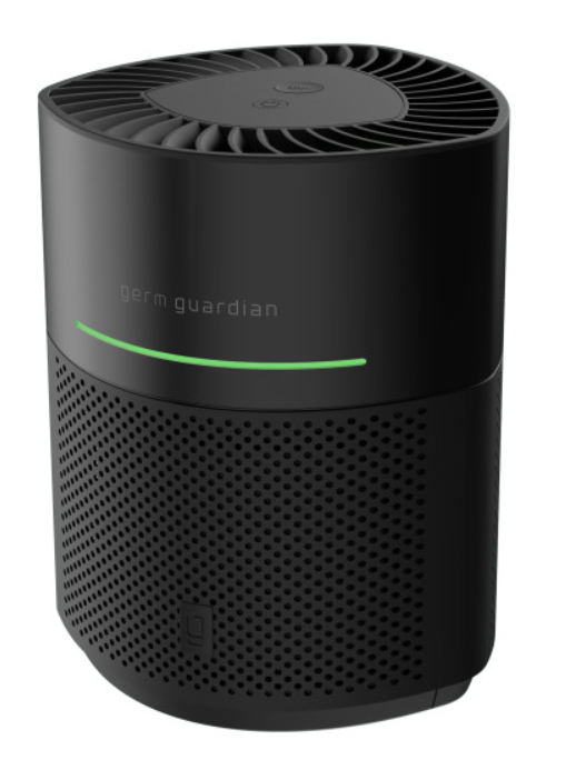 Model AC3000B Germ Guardian Air Purifier with UVC and AQM Air Safe Plus Black Lasko Family of Products